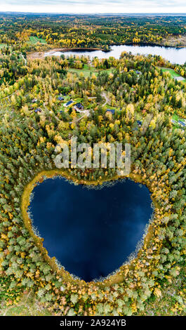 Heart Shaped Lake Stock Photo - Alamy