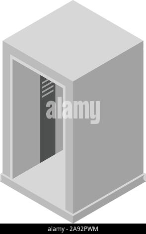 Billboard mockup linear icon. Thin line illustration. Large format ...