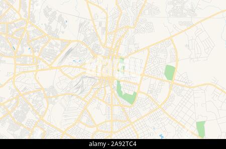 Vector city map of Bulawayo, Zimbabwe Stock Vector Image & Art - Alamy