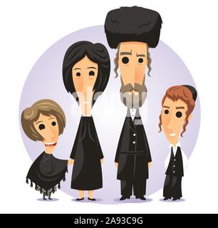 jewish family people Stock Vector Image & Art - Alamy
