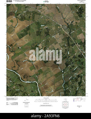Map of Reagan in Texas Stock Photo - Alamy