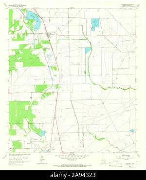 Rosharon, Texas, map 1963, 1:24000, United States of America by ...
