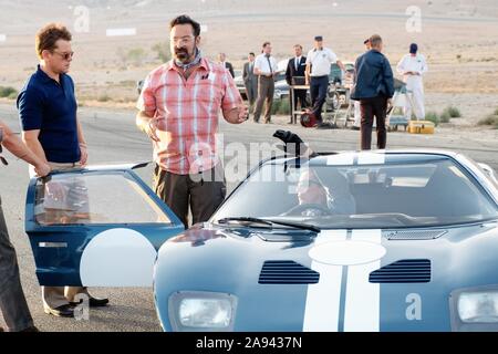 Director James Mangold, from left, Harrison Ford, and Mads Mikkelsen ...