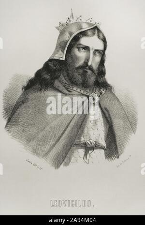 El rey Leovigildo Stock Photo - Alamy
