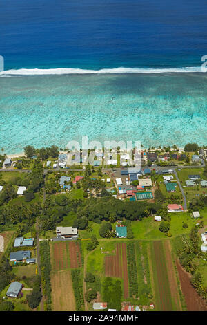 Vaimaanga Beach, Rarotonga, Cook Islands Stock Photo - Alamy
