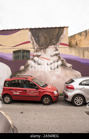 Mural recently inaugurated. Author Ligama. Managed by Uovo alla Pop ...
