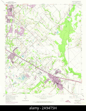 Seagoville, Texas, map 1959, 1:24000, United States of America by ...