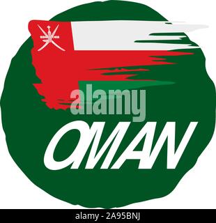 Muscat in the Oman emblem for print and web. Design features geometric ...