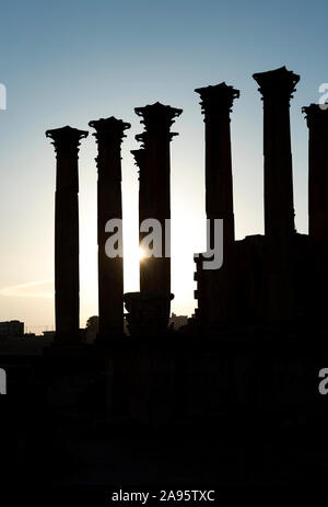 Temple of the Sun at Jerash Stock Photo - Alamy