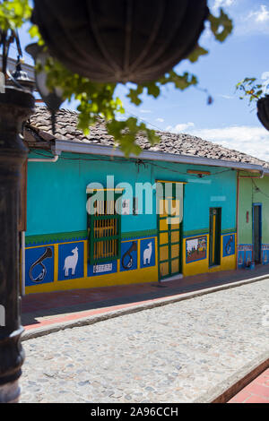 The colourful sign of Guatape in Colombia Stock Photo - Alamy