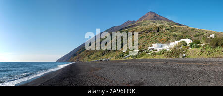 Stromboli, Ginostra, Aeolian islands, Messina, Sicily, Italy, Europe ...