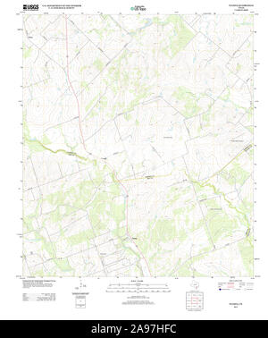 USGS TOPO Map Texas TX Memphis NW 118159 1985 24000 Inverted ...