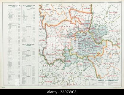 GREATER LONDON PARLIAMENTARY. Constituencies Boroughs # electors. BACON ...
