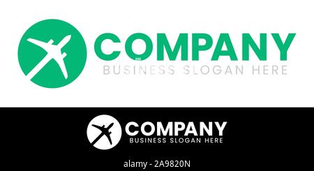 Taking off plane logo Stock Vector Image & Art - Alamy
