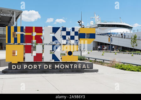 Montreal Cruise Terminal, Quebec Stock Photo - Alamy