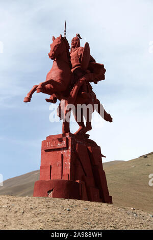 Monument of epic hero of Manas in Bishkek, Kyrgyzstan Stock Photo - Alamy