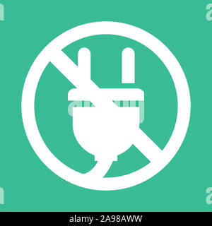 Electrical plug Logo. Template charging point logotype. Vector illustration. Icon sign. eps 10 ...