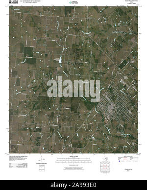 Map of Yoakum in Texas Stock Photo - Alamy