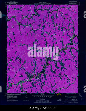 Blackey, Kentucky, map 1954, 1:24000, United States of America by ...