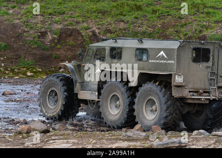 Snow and swamp extreme off-road, all-terrain vehicle Predator ...