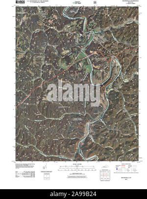 USGS TOPO Map Kentucky KY Bernstadt 803325 1952 24000 Stock Photo - Alamy