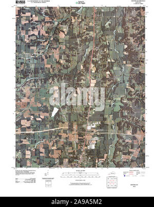 USGS TOPO Map Kentucky KY Reedyville 20100331 TM Stock Photo - Alamy