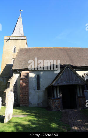 St Mary the Virgin church at Westwell near Ashford in Kent,England ...