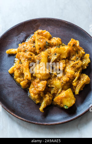 Indian Food Spicy Masaledar Aloo Gobi and Beans Tawa Sabzi Recipe ...