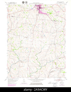 Eminence, Kentucky, map 1954, 1:24000, United States of America by ...