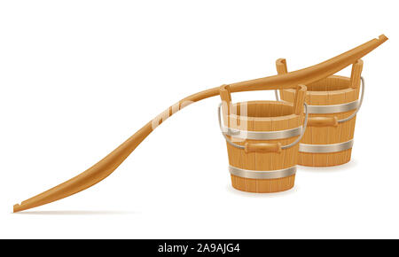 Old wooden yoke isolated on white background - 3D illustration Stock ...