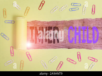 Text sign showing Inner Child. Business photo text the childlike ...