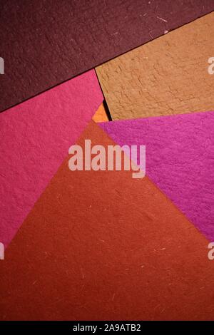 Geometric shapes made paper, abstract background Stock Photo - Alamy