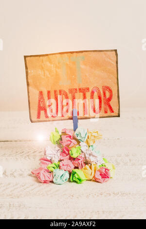 Handwriting text writing Independent Auditor s is Report. Concept ...