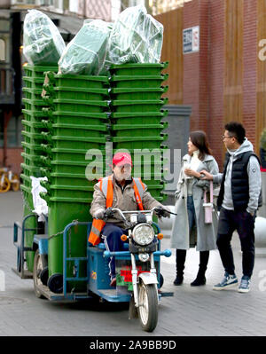 Recycling bins in Beijing China Stock Photo - Alamy