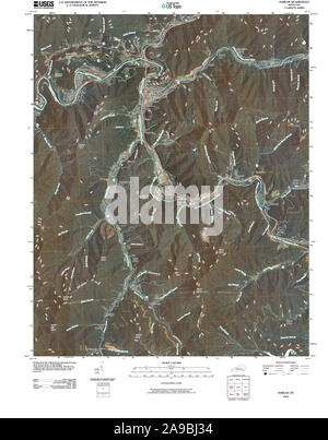 USGS TOPO Map Kentucky KY Philpot 20100414 TM Stock Photo - Alamy