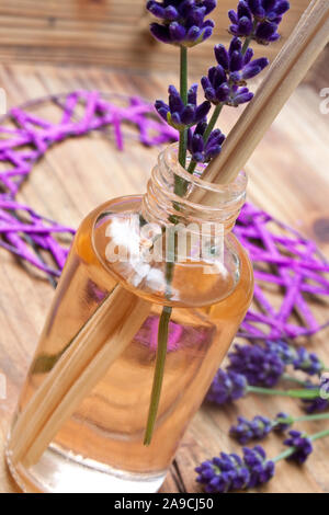 Aromatherapy lavender incense wooden sticks top view Stock Photo - Alamy