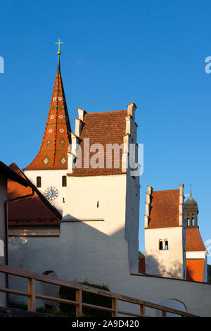 Church castle of Kinding, Kinding, Altmuehl valley, Upper Bavaria ...