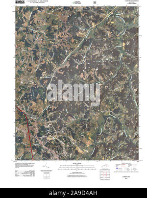 USGS TOPO Map Kentucky KY Richardson 709612 1992 24000 Stock Photo - Alamy