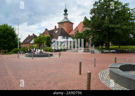 Town view of Schönberg in Holstein, Plön (district), Probstei Region ...