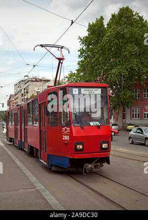 Old trams in Belgrade, Serbia Stock Photo - Alamy