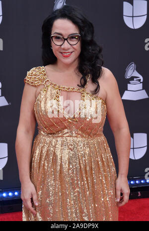 Claudia Acuna arrives at the 20th Latin Grammy Awards on Thursday, Nov ...