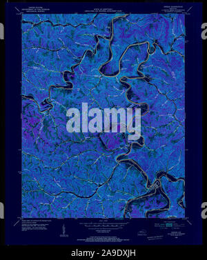 Oneida, Kentucky, map 1953, 1:24000, United States of America by ...