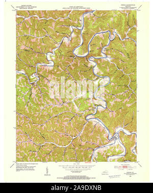 Oneida, Kentucky, map 1953, 1:24000, United States of America by ...