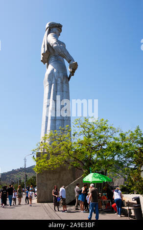 The monumental statue of Kartlis Deda (Mother of Georgia) symbolizes ...