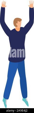 Man hands up icon, isometric style Stock Vector Image & Art - Alamy