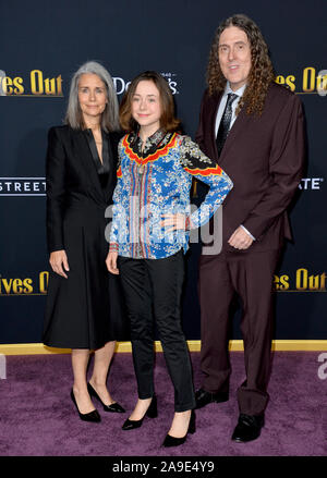 LOS ANGELES - NOV 8: Weird Al Yankovic, daughter Nina Yankovic, Suzanne ...