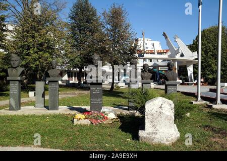 Memorial park in Lukavac (Bosnia and Herzegovina Stock Photo - Alamy