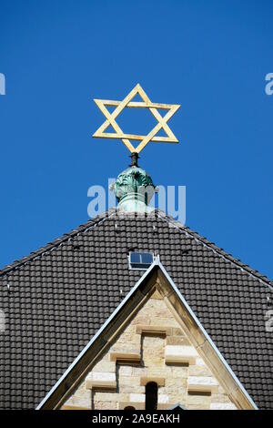 Star of David, Synagogue, Roonstrasse, Cologne, North Rhine-Westphalia ...