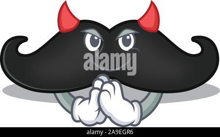 angry mustache with in the cartoon shape Stock Vector Image & Art - Alamy