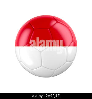 Monaco soccer ball football 3d illustration Stock Photo - Alamy